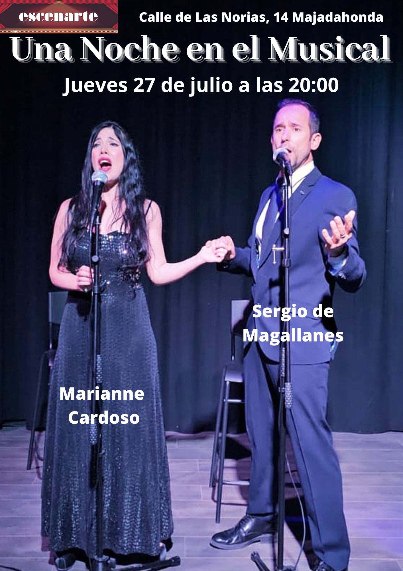 Una noche en el Musical – Teatro escenarte. Escuela de artes.